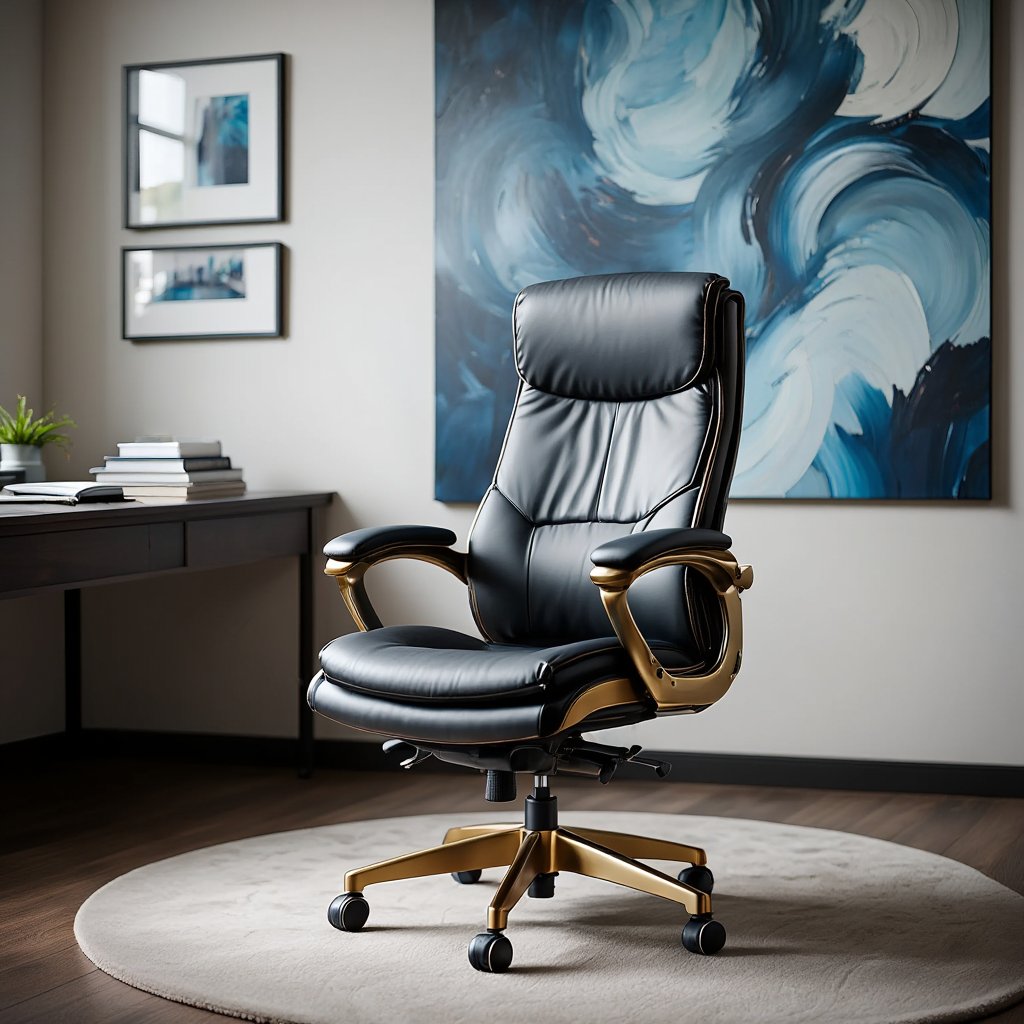 Leather Office Chairs – Apex Comfort